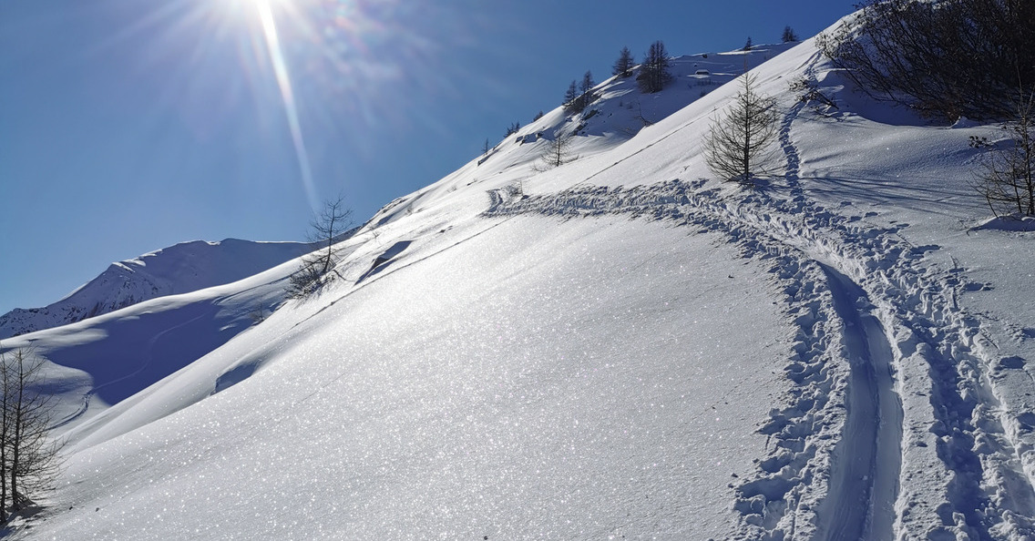 Valloire - ski de rando au Crey Rond