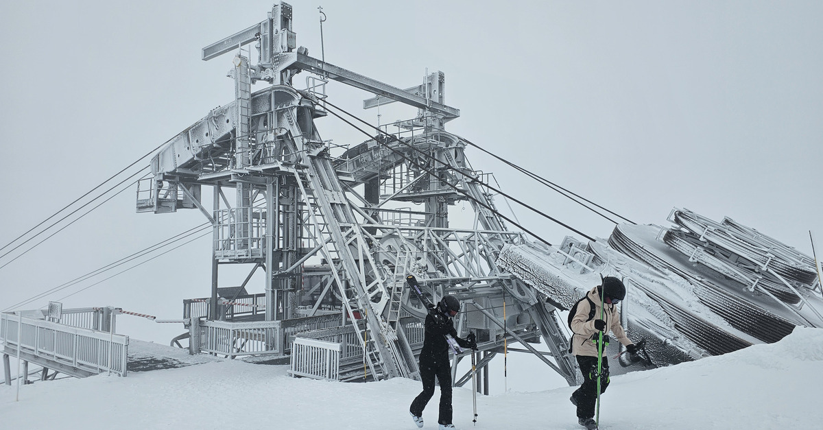 Val d'Isère : Grésil / pluie et vent à 45km/h en moyenne (vidéo ...