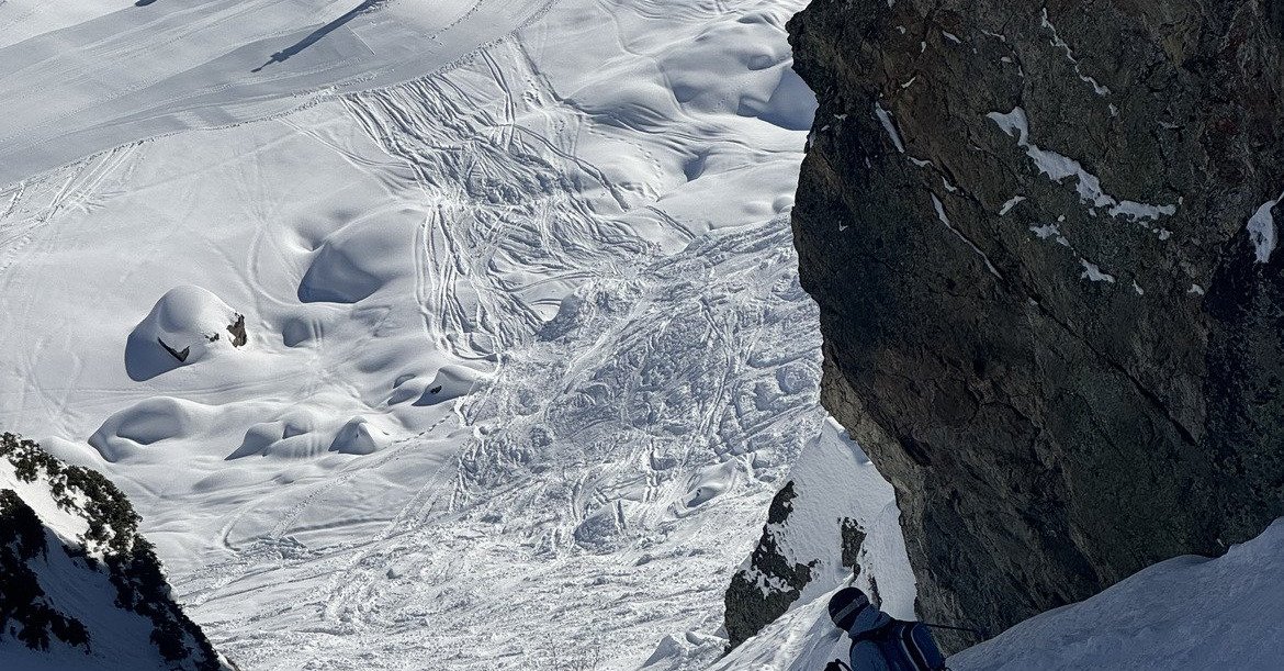 First run in chamonix