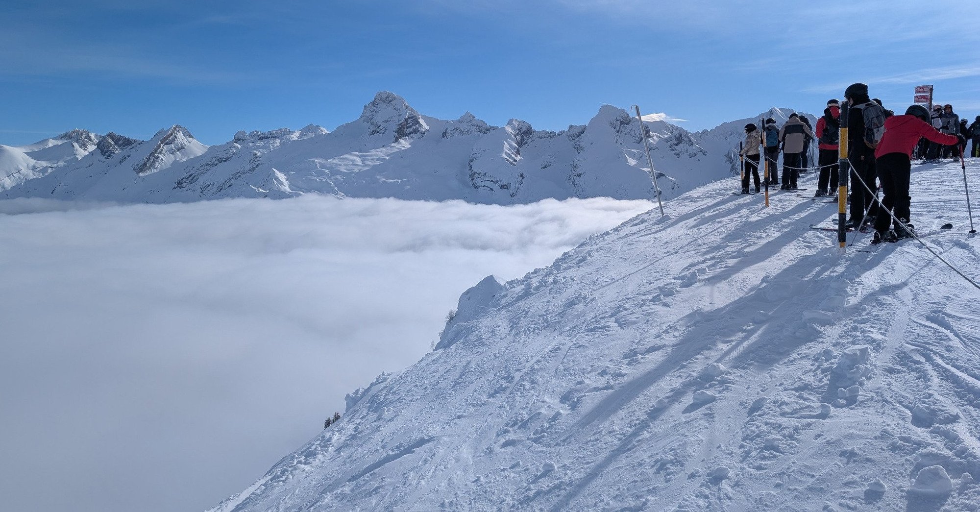 Ils sont arrivés, mais on est malin..., Le Grand-Bornand le 15 février ...