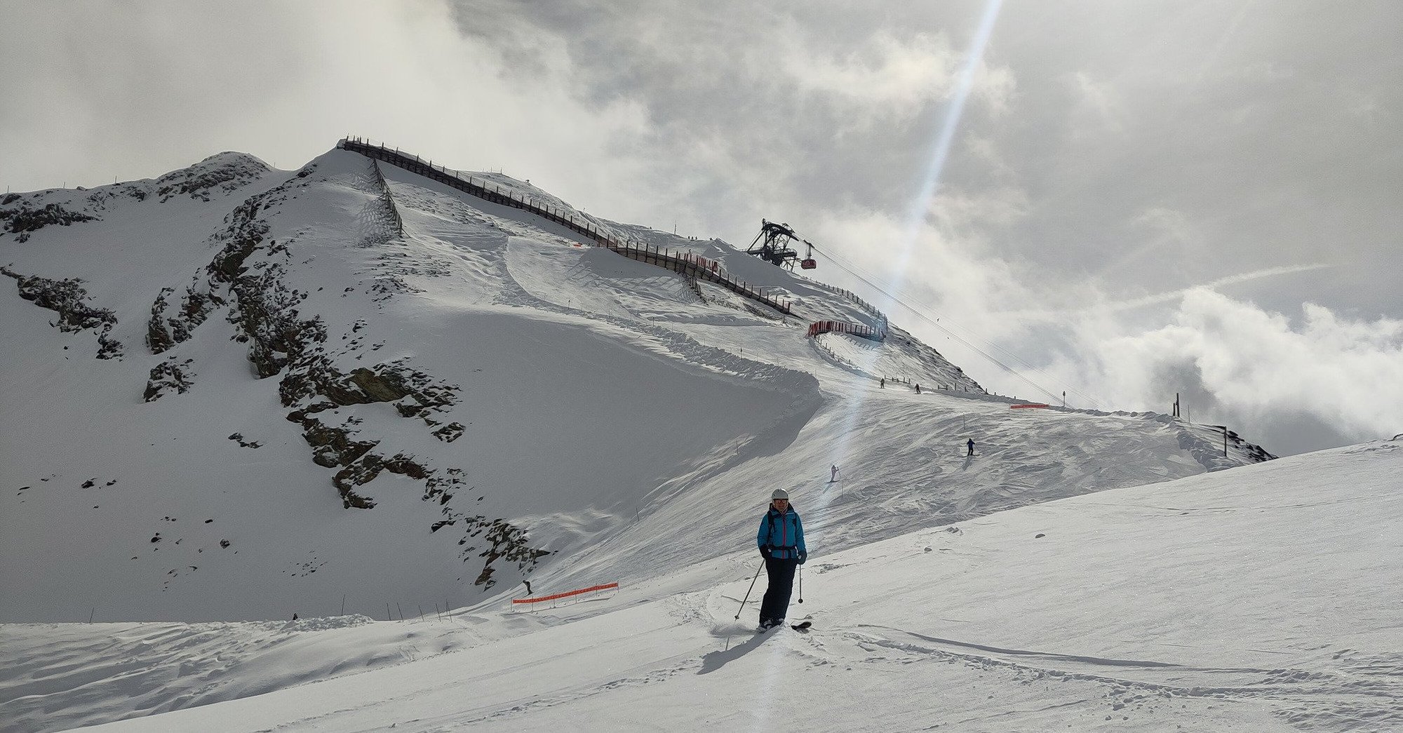 Fine couche sur aiguille rouge, Les Arcs le 11 mars 2026 par Jean ...