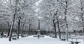 Quand il neige à Paris...