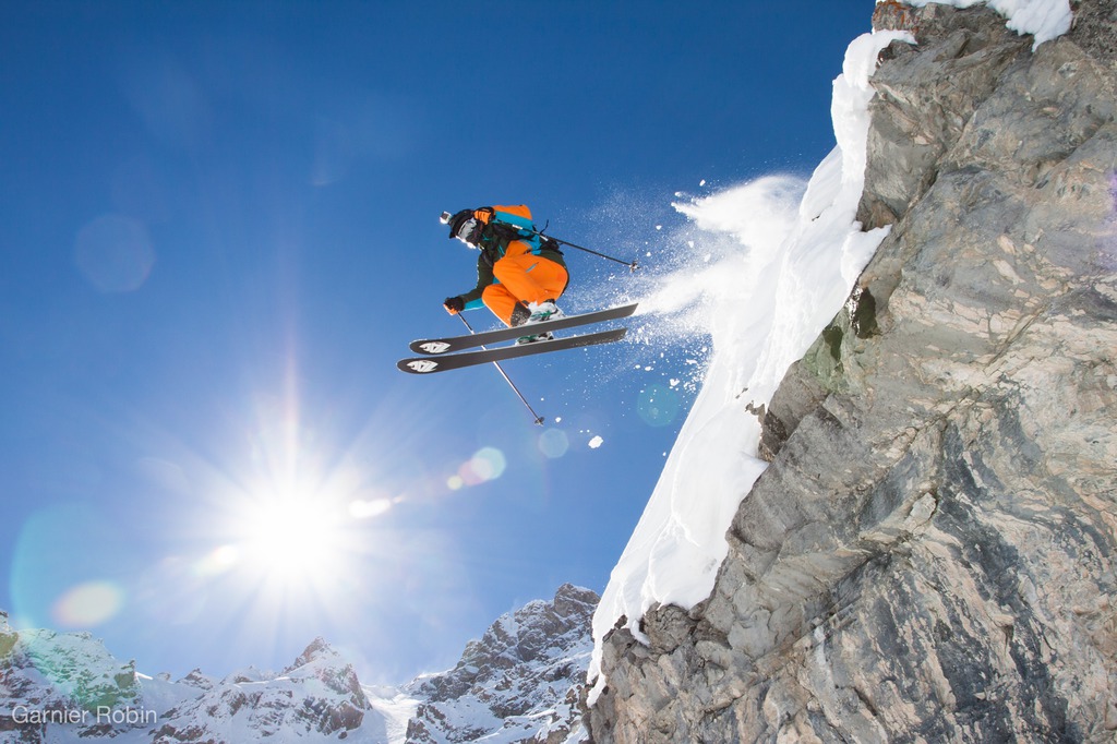 Barre rocheuse à Courchevel - Photo par volcomman
